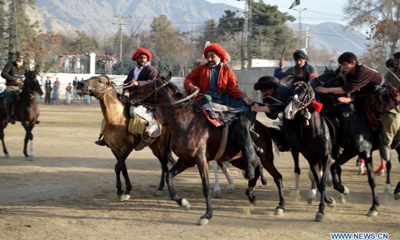 Buzkashi match held in Quetta, Pakistan - Global Times