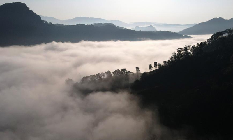 Cloud scenery at Wuyi Mountain scenic spot, Fujian - Global Times