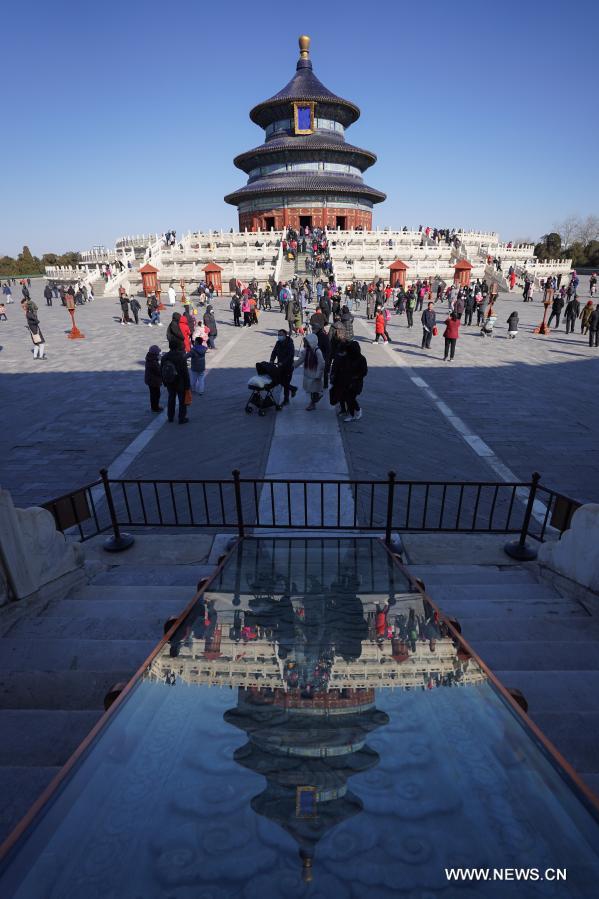 People visit Tiantan Park in Beijing - Global Times