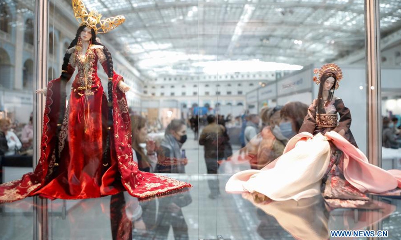 International doll exhibition held in Moscow, Russia - Global Times