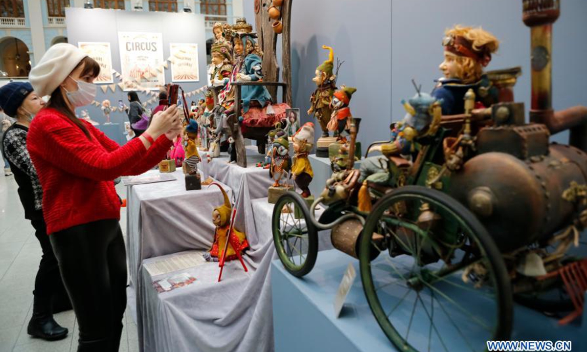 International doll exhibition held in Moscow, Russia - Global Times