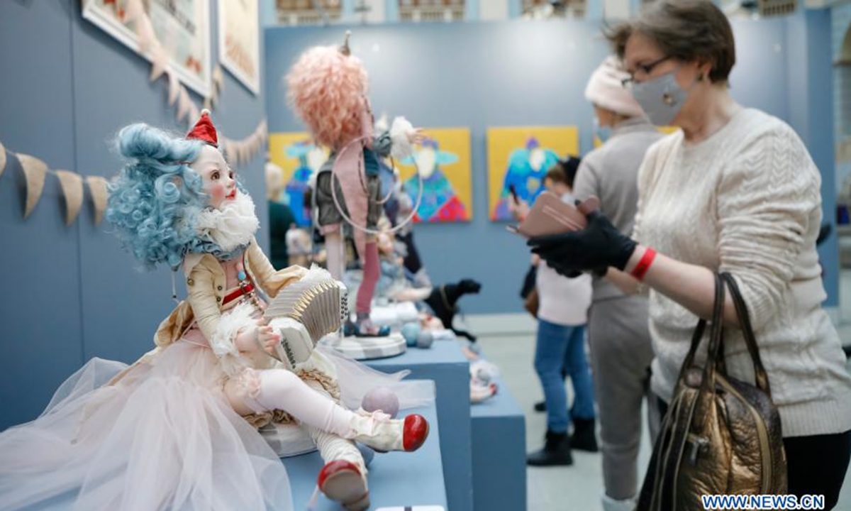 International doll exhibition held in Moscow, Russia - Global Times