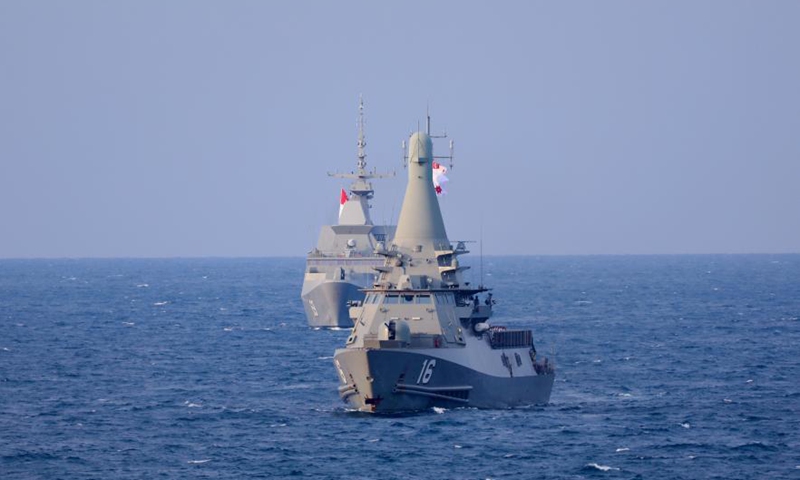 China, Singapore conduct joint drill in waters near Singapore - Global ...