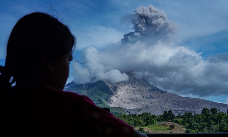 Indonesia's Mt. Sinabung volcano erupts again, spewing 1,500-meter-high ...