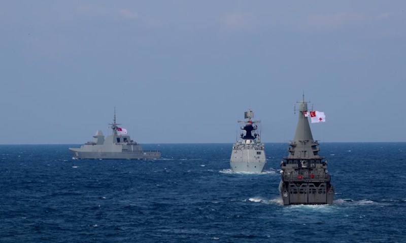 China, Singapore conduct joint drill in waters near Singapore - Global ...