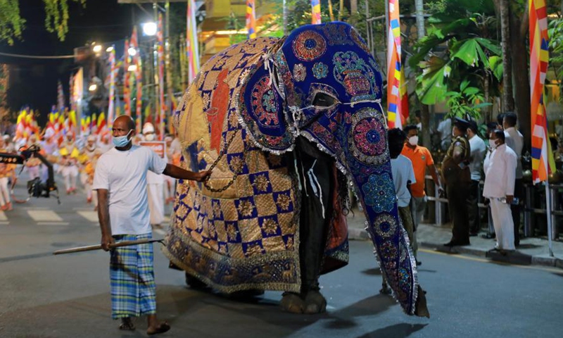 Performers, elephants take part in annual Navam Perahera in Colombo ...