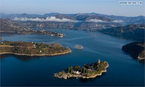 View of Ankang reservoir of Hanjiang River in Shaanxi - Global Times