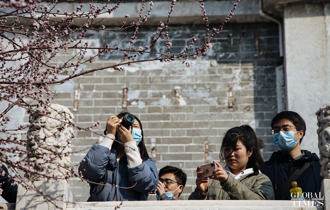 People enjoy spring scenery in Beijing - Global Times