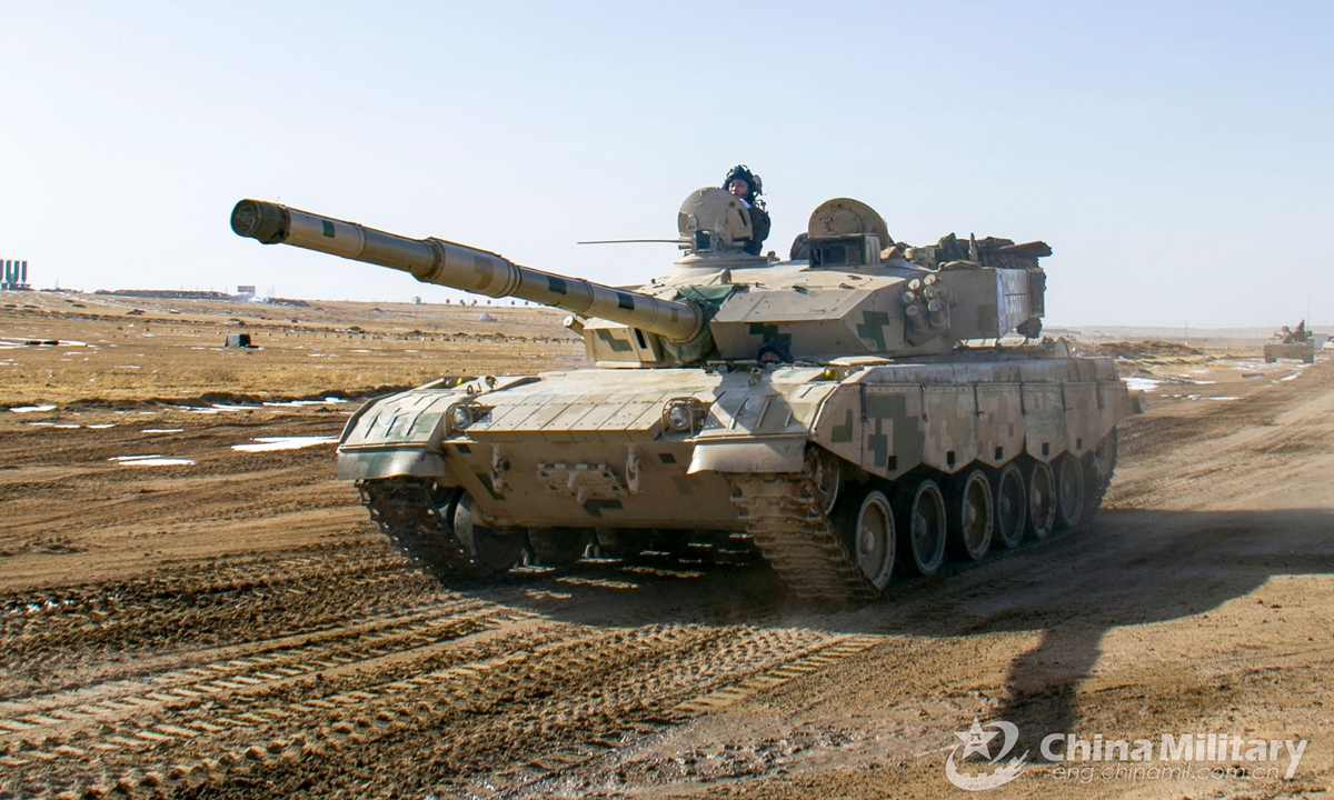 Armored vehicles engage in operational training - Global Times