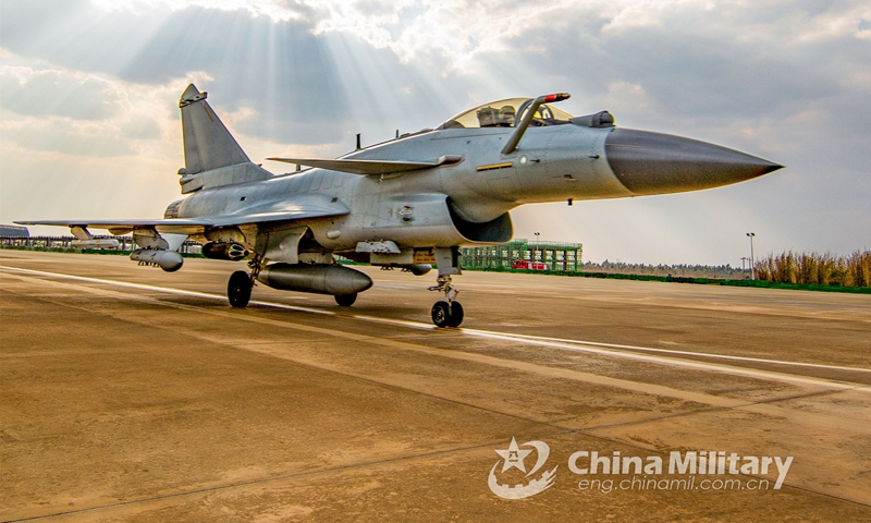 Air force aviation brigade holds flight training under marginal ...