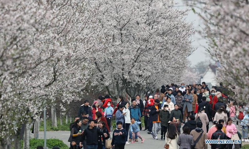 People enjoy spring scenery across China - Global Times