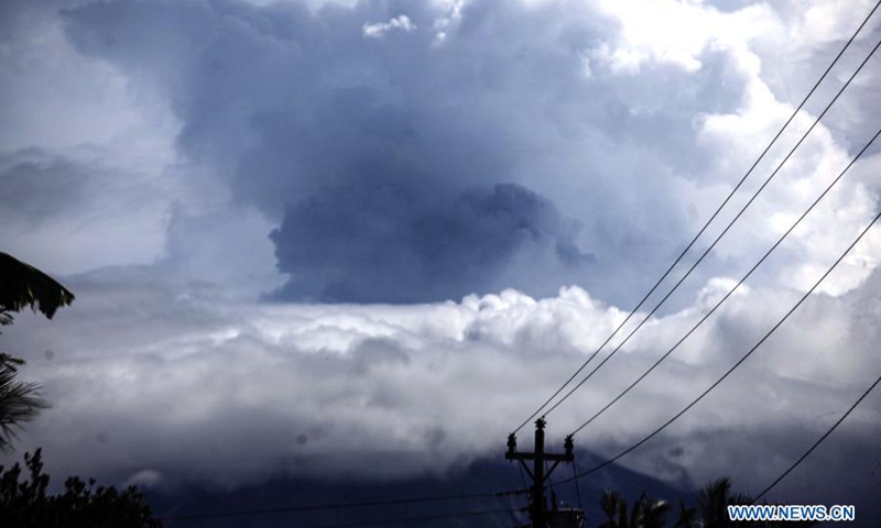 Indonesia's Mt. Merapi erupts twice, spewing ash clouds - Global Times
