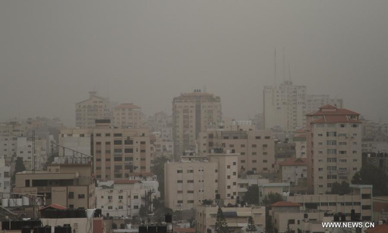Dust storm hits Gaza City - Global Times