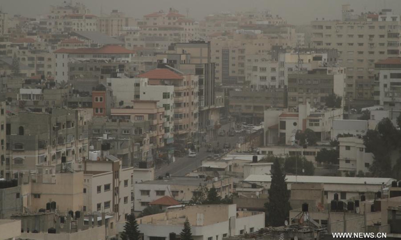 Dust storm hits Gaza City - Global Times