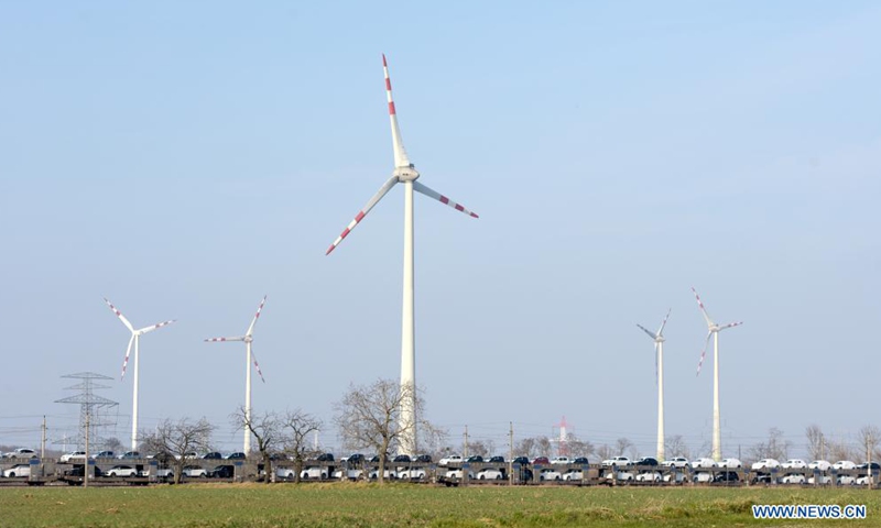 Wind turbines seen in Lower Austria - Global Times