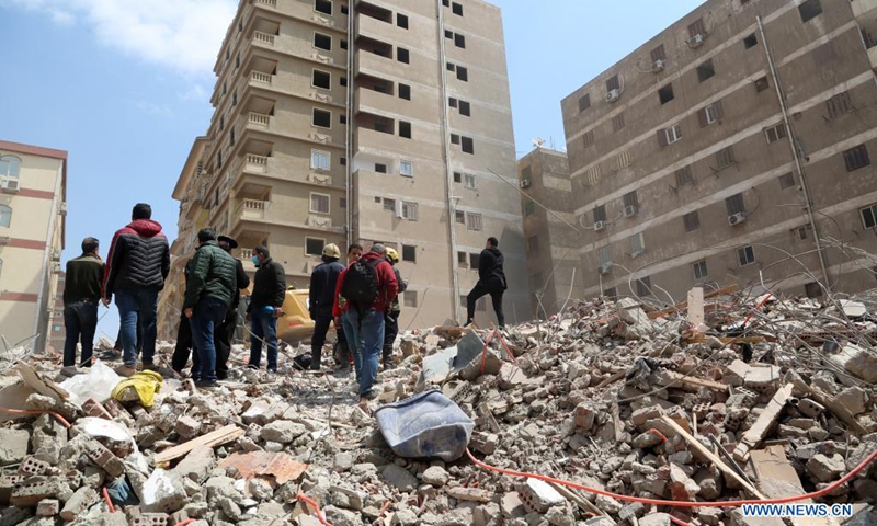 5 killed in building collapse in Egypt's capital - Global Times