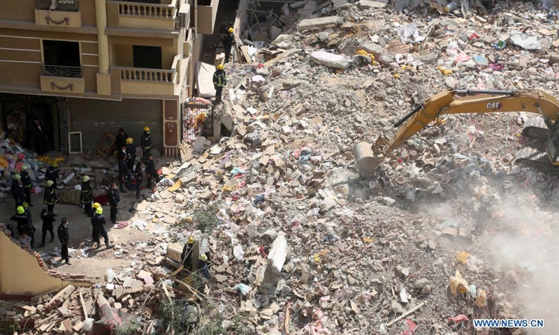 5 killed in building collapse in Egypt's capital - Global Times