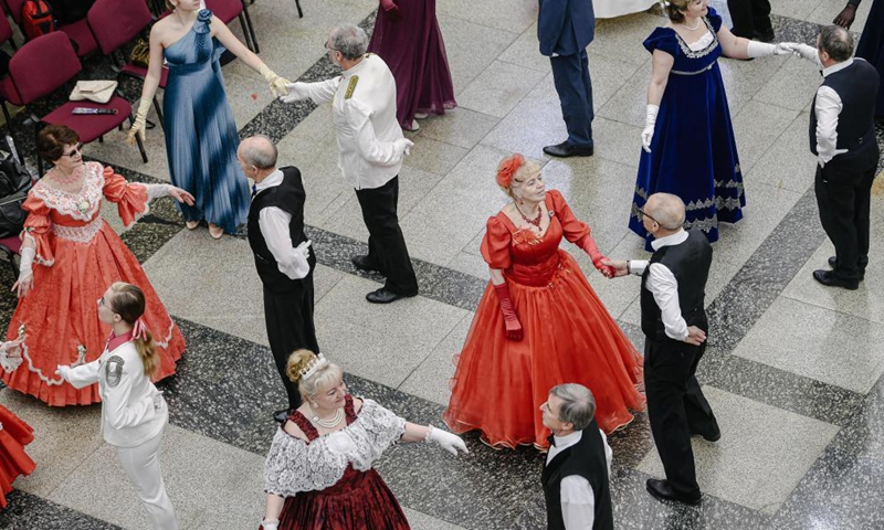 Traditional Spring Ball held in Moscow, Russia - Global Times