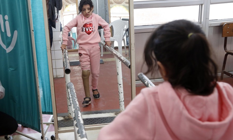 Yemen's landmine victims stand up with prosthetic limbs - Global Times