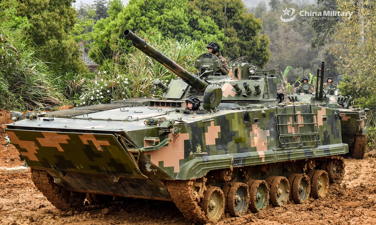 Armored vehicles in round-the-clock assessment - Global Times