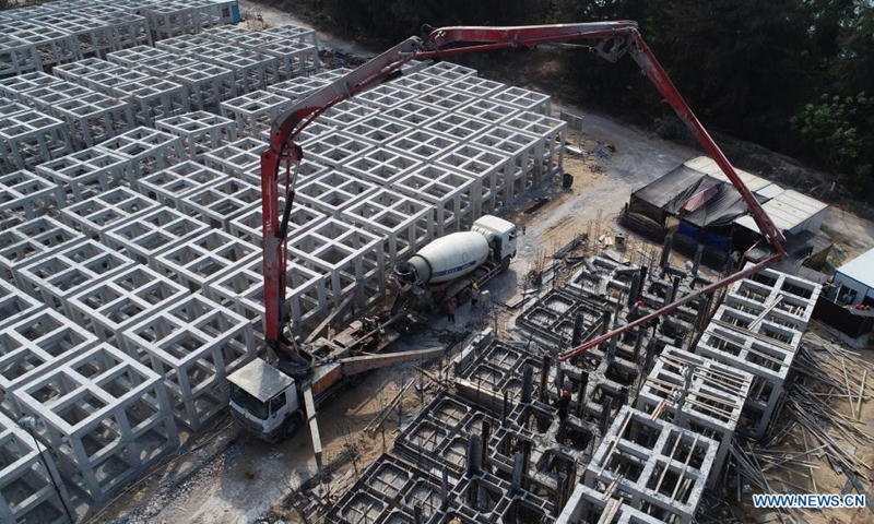 Artificial reefs placed to improve marine ecology in S China's Sanya ...