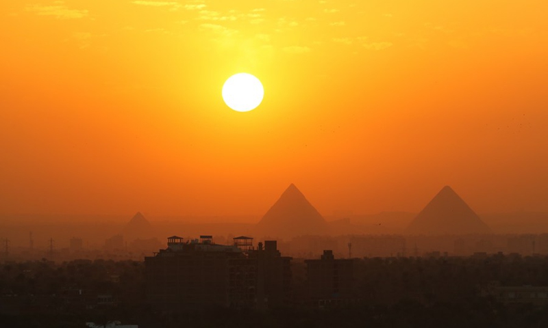 Pyramids at sunset! - Global Times