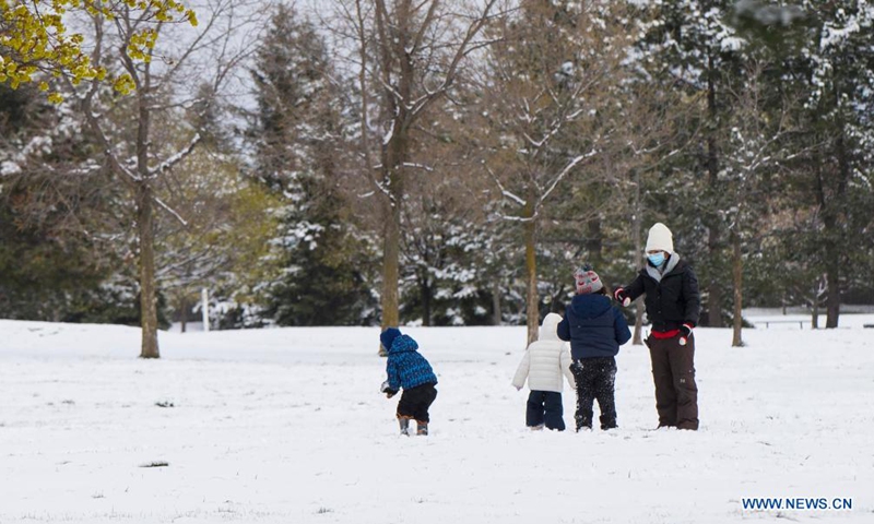 Mid-April snow fall hits Greater Toronto Area - Global Times