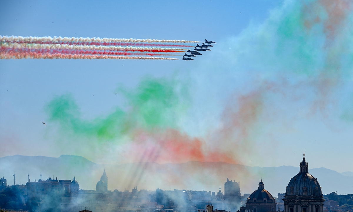 Fly-by over Rome - Global Times