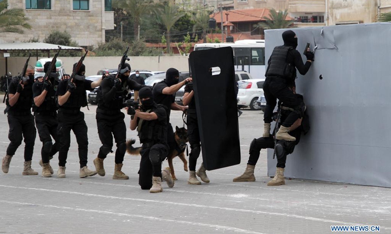 Police graduation ceremony held in Gaza City - Global Times
