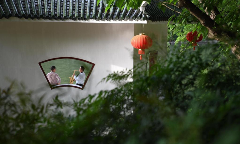 View of Huancheng Park in Hefei, east China's Anhui - Global Times