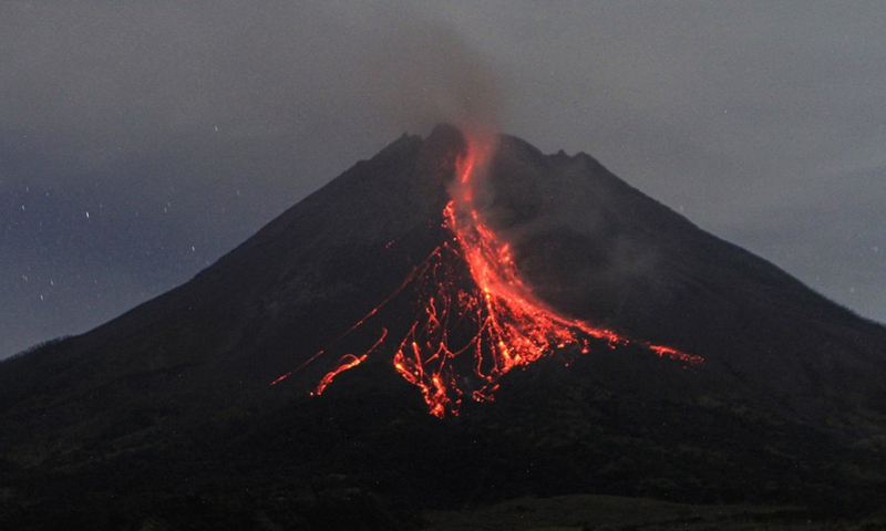 Mount Merapi in Indonesia spews lava - Global Times