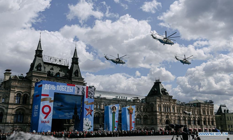 Rehearsal of Victory Day parade held in Moscow, Russia - Global Times