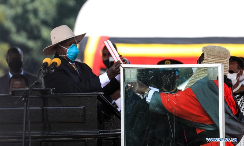 Ugandan president sworn in for new term - Global Times