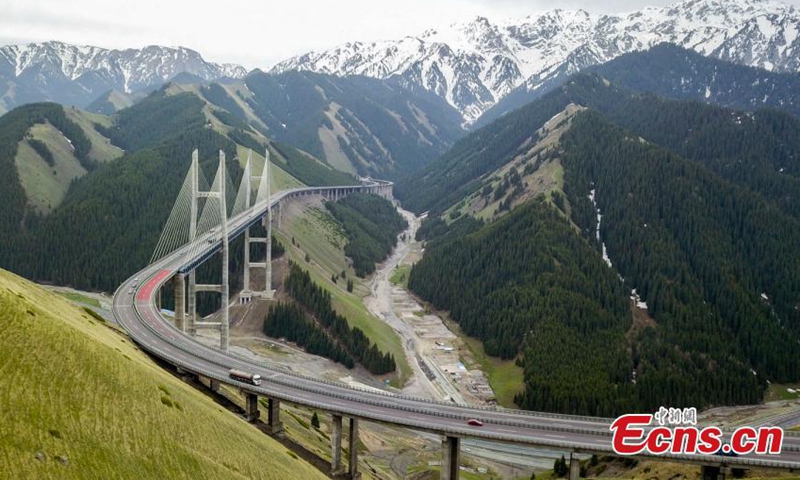 Magnificent views of Guozigou Bridge in Xinjiang - Global Times