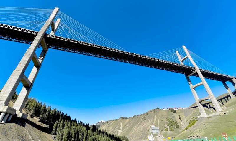Magnificent views of Guozigou Bridge in Xinjiang - Global Times