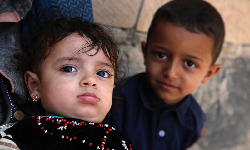 Kids in war-torn Yemen ahead of Int'l Children's Day - Global Times