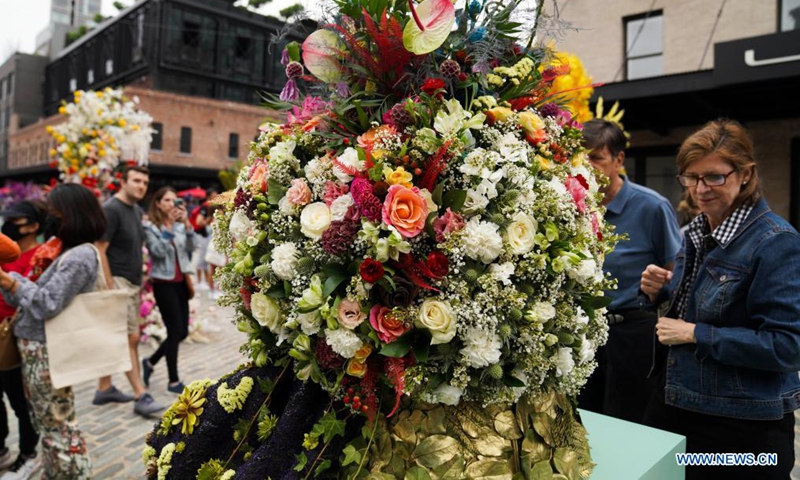 Flower festival kicks off in New York - Global Times