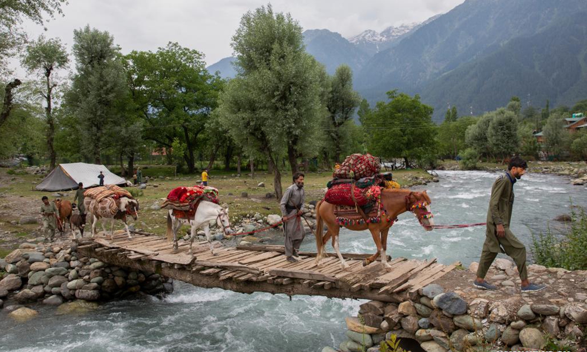 Nomadic tribe begins seasonal migration towards upper reaches of Indian ...