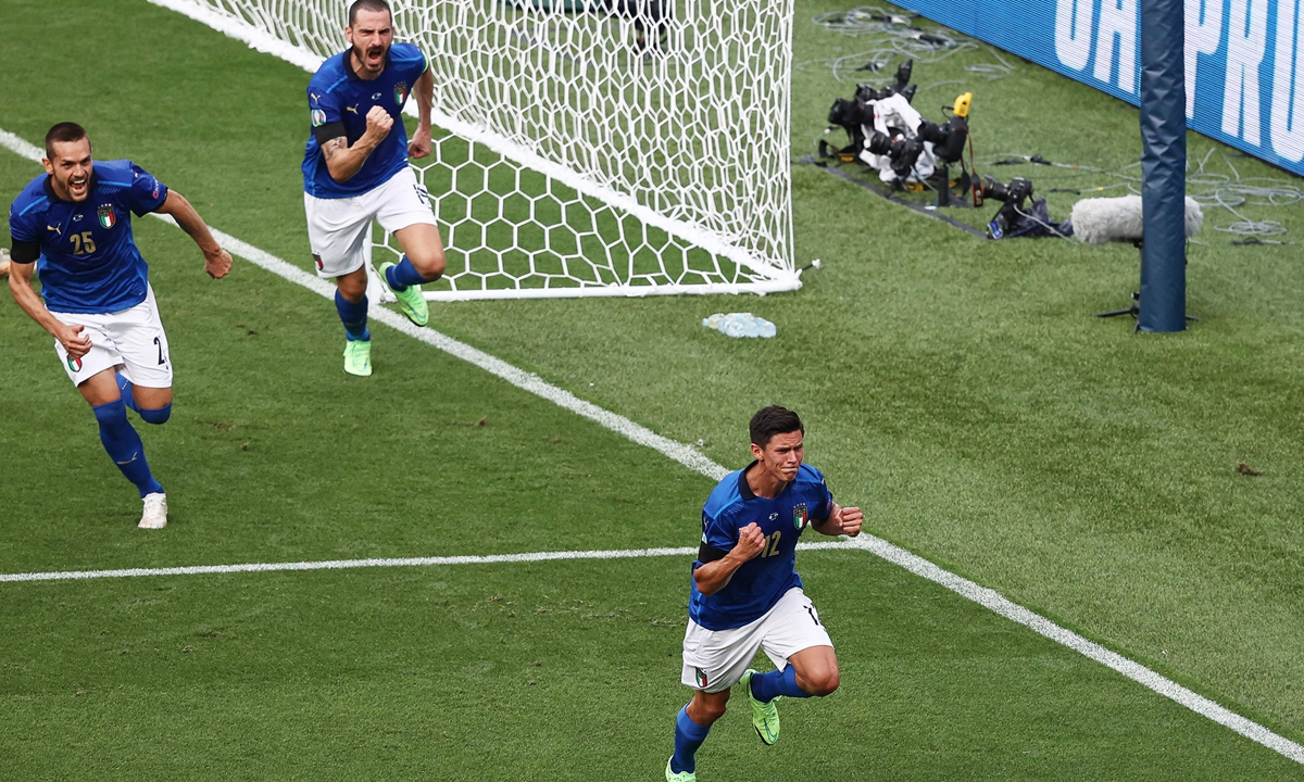 Italy reach quarters - Global Times