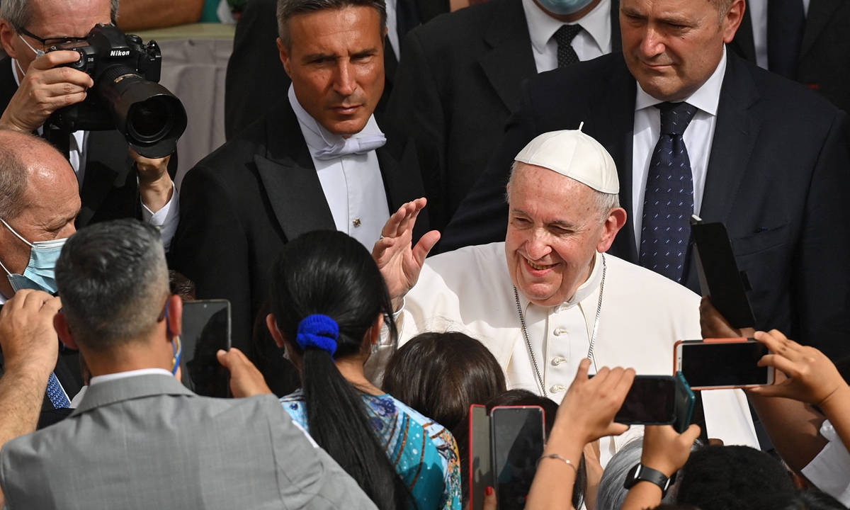 Papal blessings - Global Times