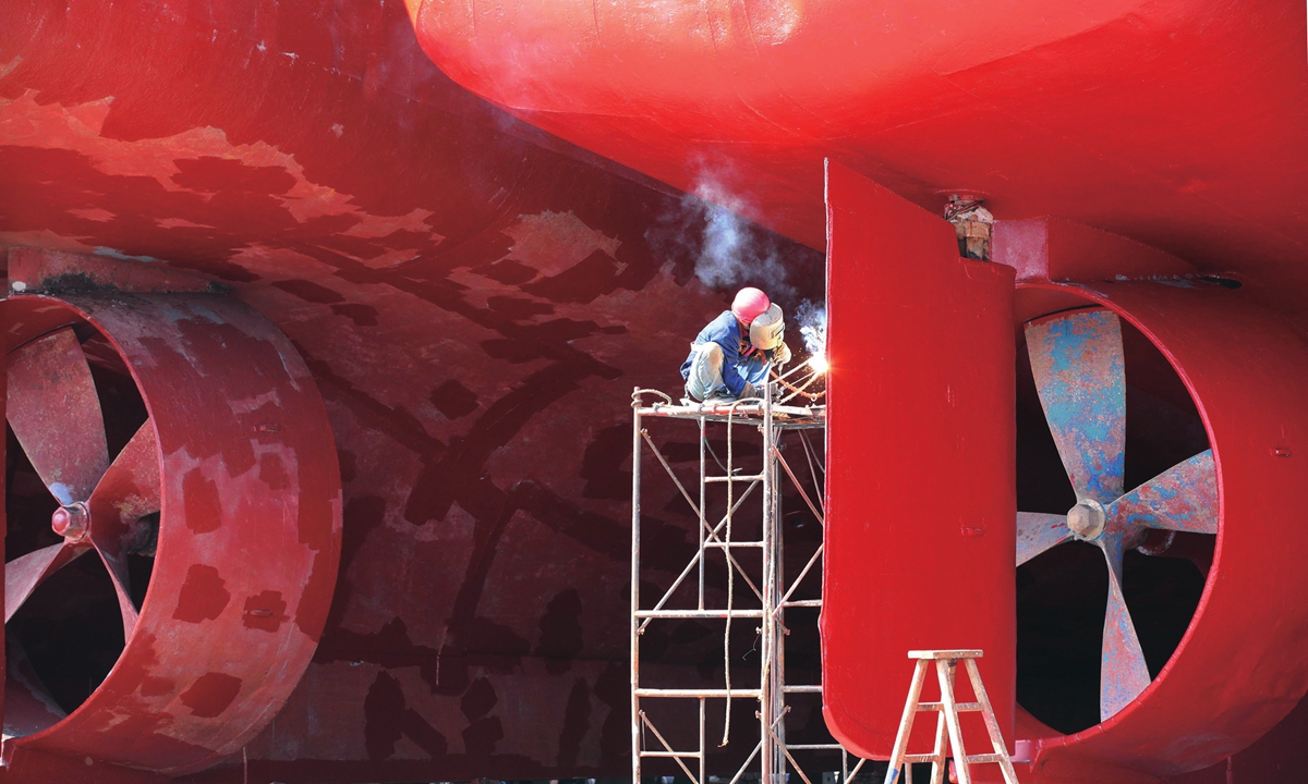 Ship maintenance - Global Times