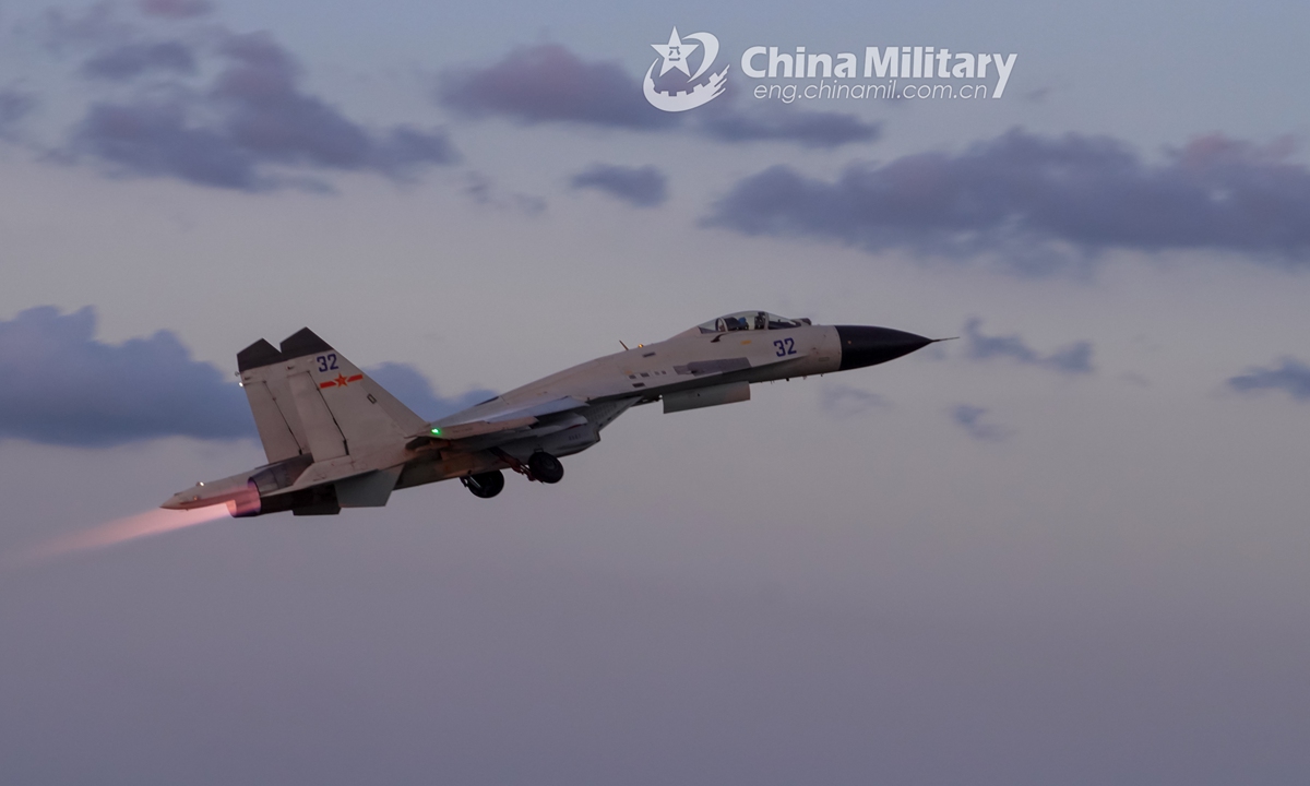 Fighter jets in 24-hour flight training - Global Times