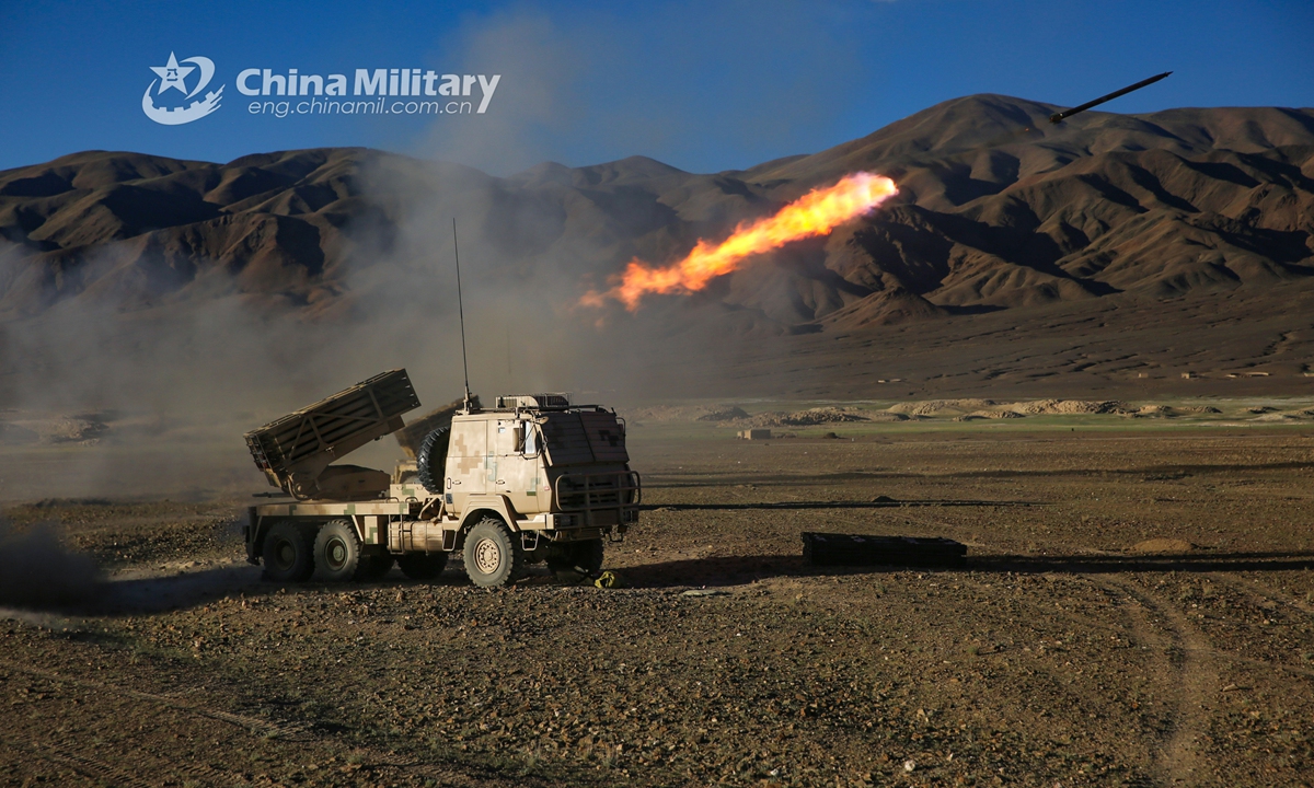 Long-range rockets launched at mock targets - Global Times