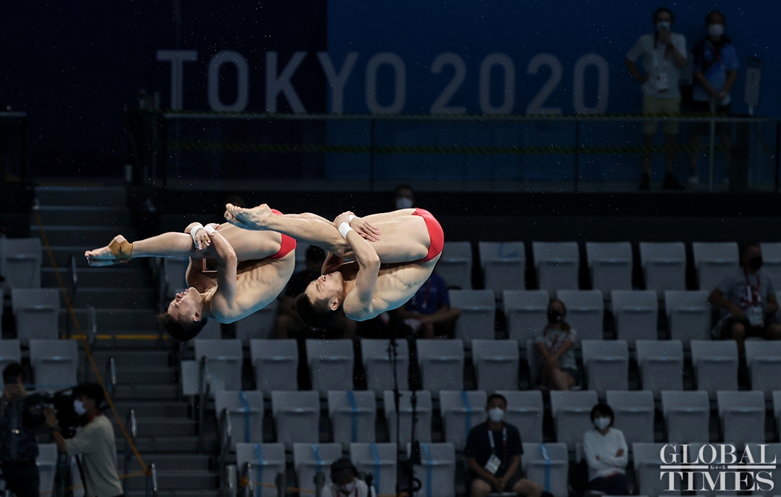 China wins silver in men's 10m synchronised platform diving - Global Times