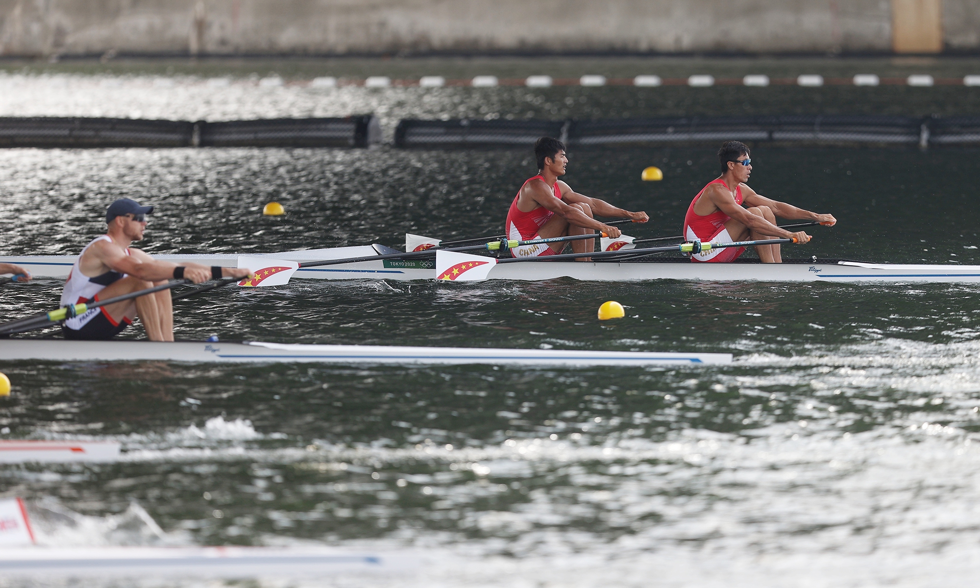 China wins first Olympic medal in men's scull event in Tokyo - Global Times