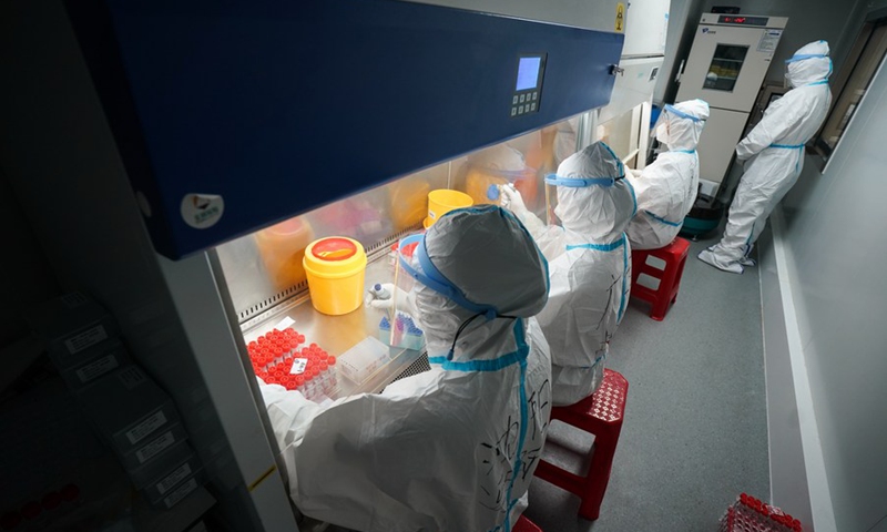 A glimpse of nucleic acid test labs in east China's Nanjing - Global Times