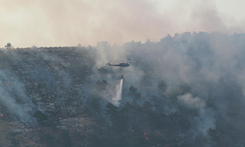 Lebanon battles rapidly spreading wildfires for 3rd day - Global Times