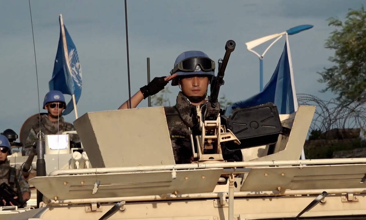 Documentary focusing on Chinese peacekeeping forces releases in China ...