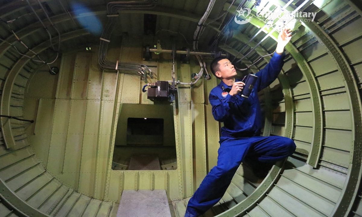 Multi-type aircraft in round-the-clock flight mission - Global Times