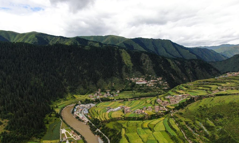 View of Bainma County, Qinghai - Global Times